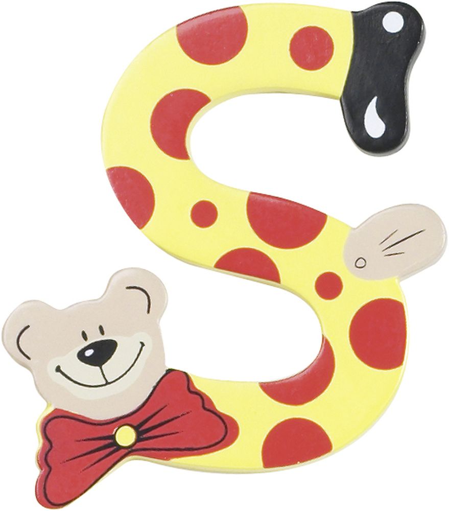 Playshoes Holz-Buchstaben S, farblich sortiert